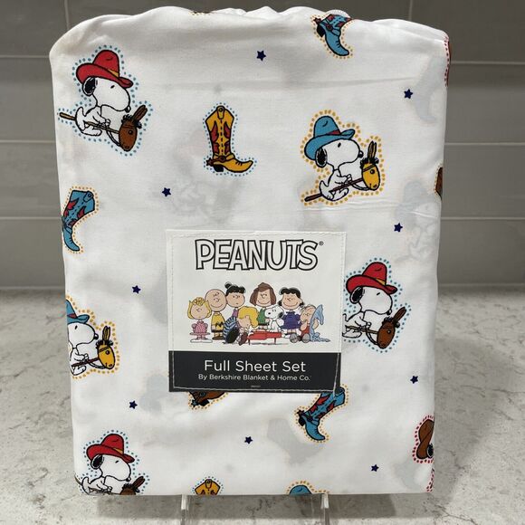 Berkshire | Bedding | Cowboy Snoopy Full Sheet Set Berkshire Sheets ...